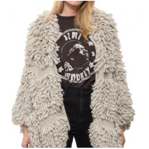 Mih | Jackets & Coats | Mih Jeans Jesper Fringe Cardigan Not Perfect ...